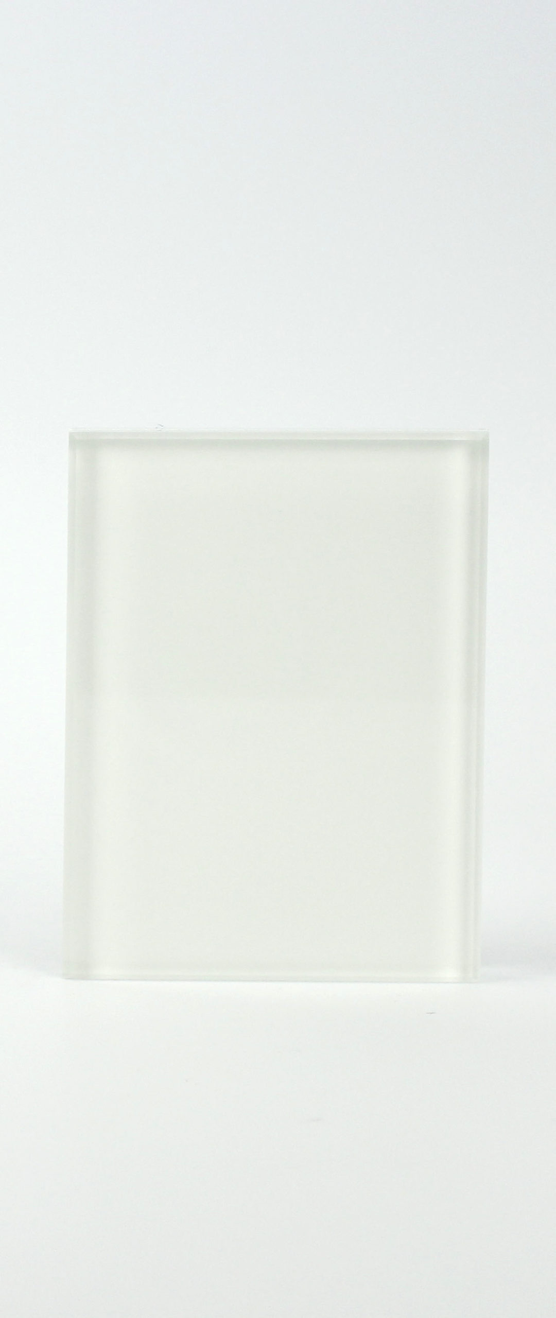 Ice White Glass Sample