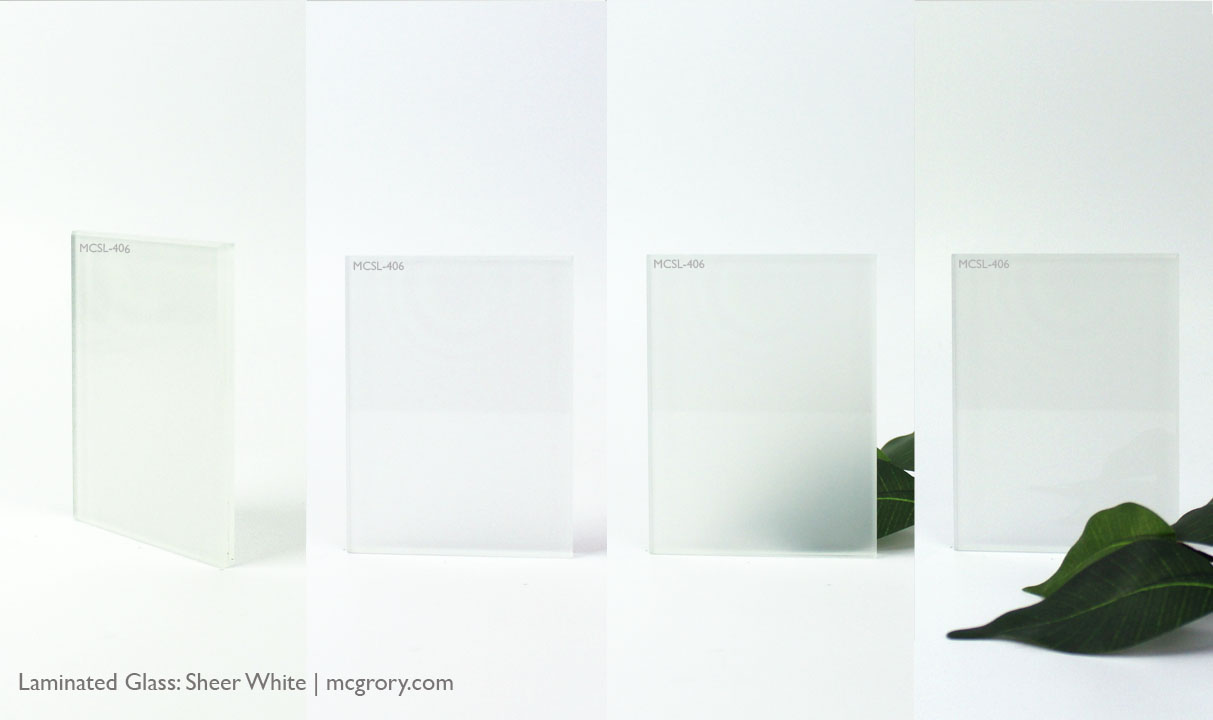 Sheer White Glass Sample