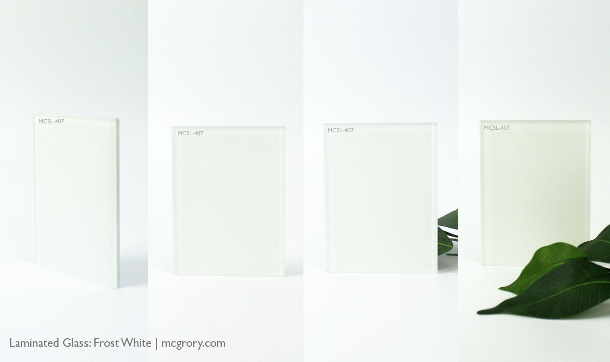 Frost White Glass Sample