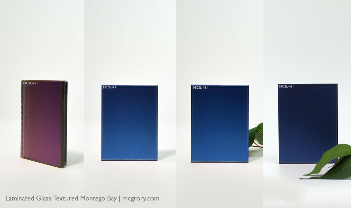 Textured Montego Bay Glass Sample