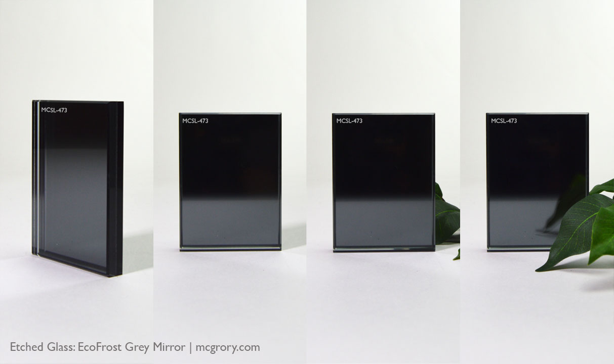 EcoFrost Grey Mirror Glass Sample