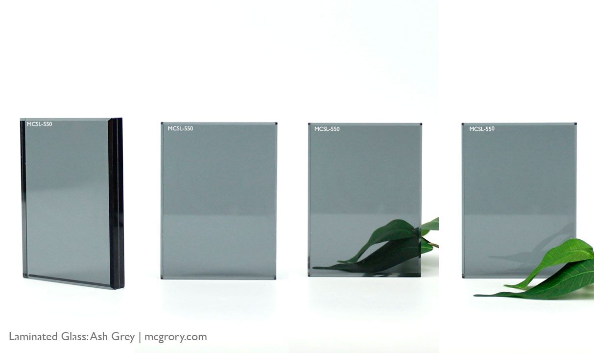 Ash Grey Glass Sample