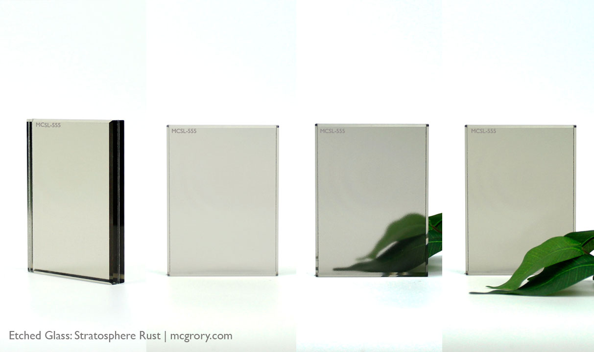 Stratosphere Rust Glass Sample