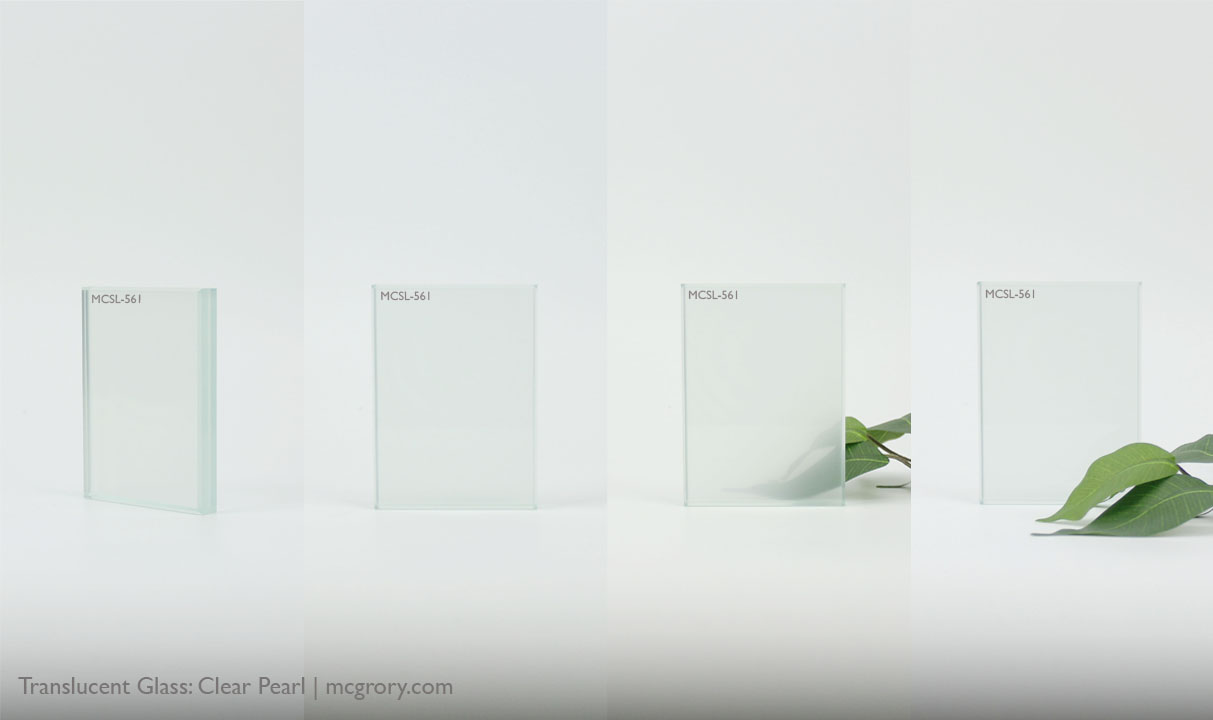 Clear Pearl Glass Sample