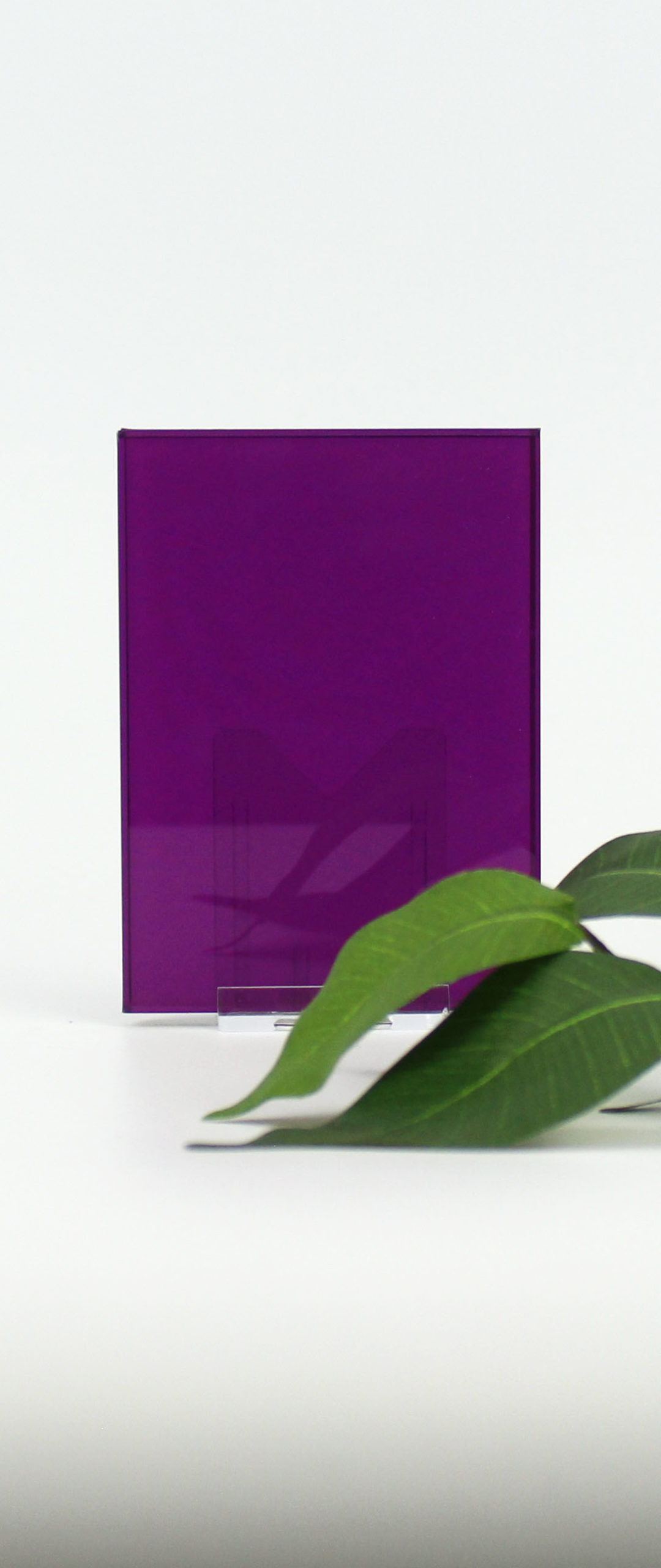 Translucent Purple Glass Sample