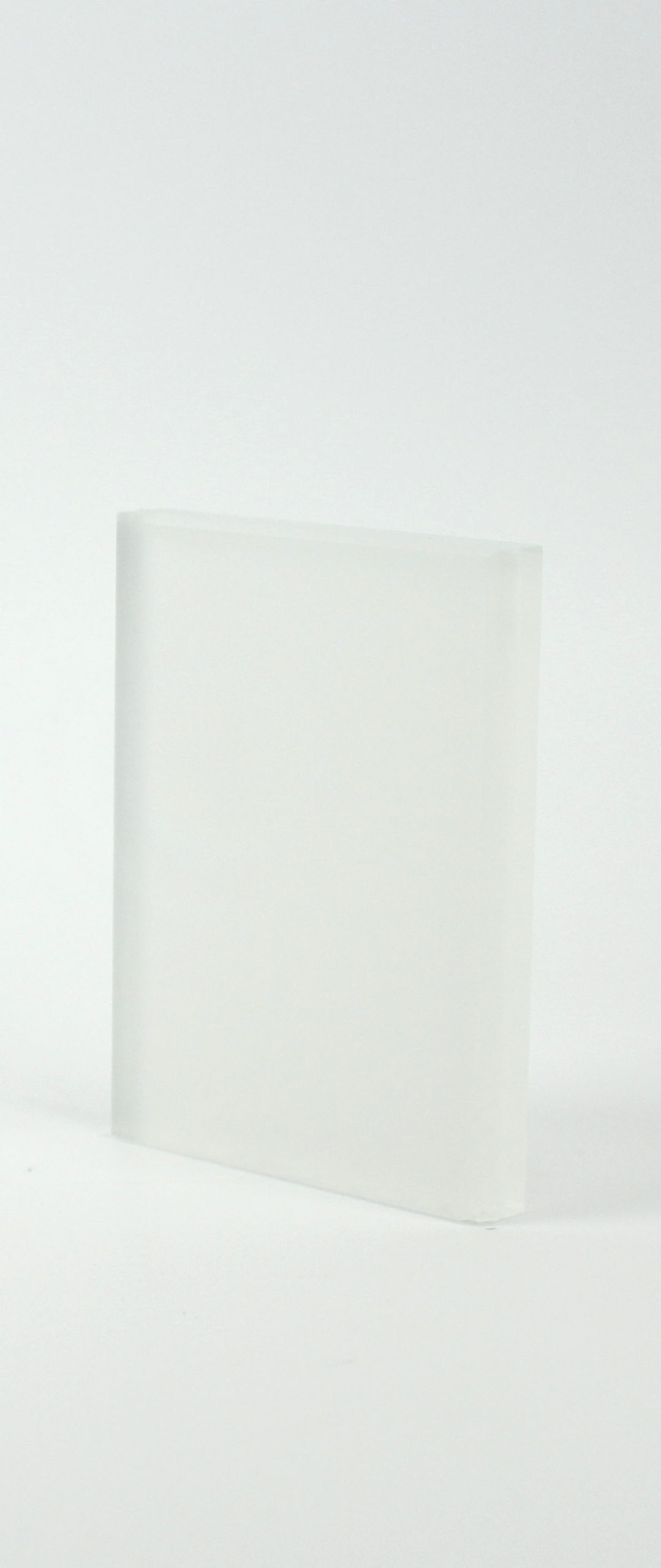 Frost White Sheer Glass Sample