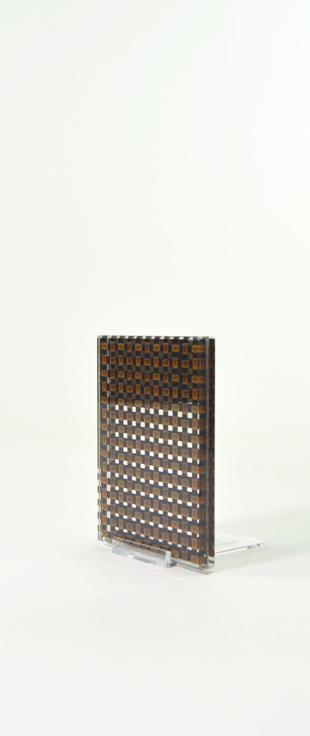 Metal Weave Glass Sample