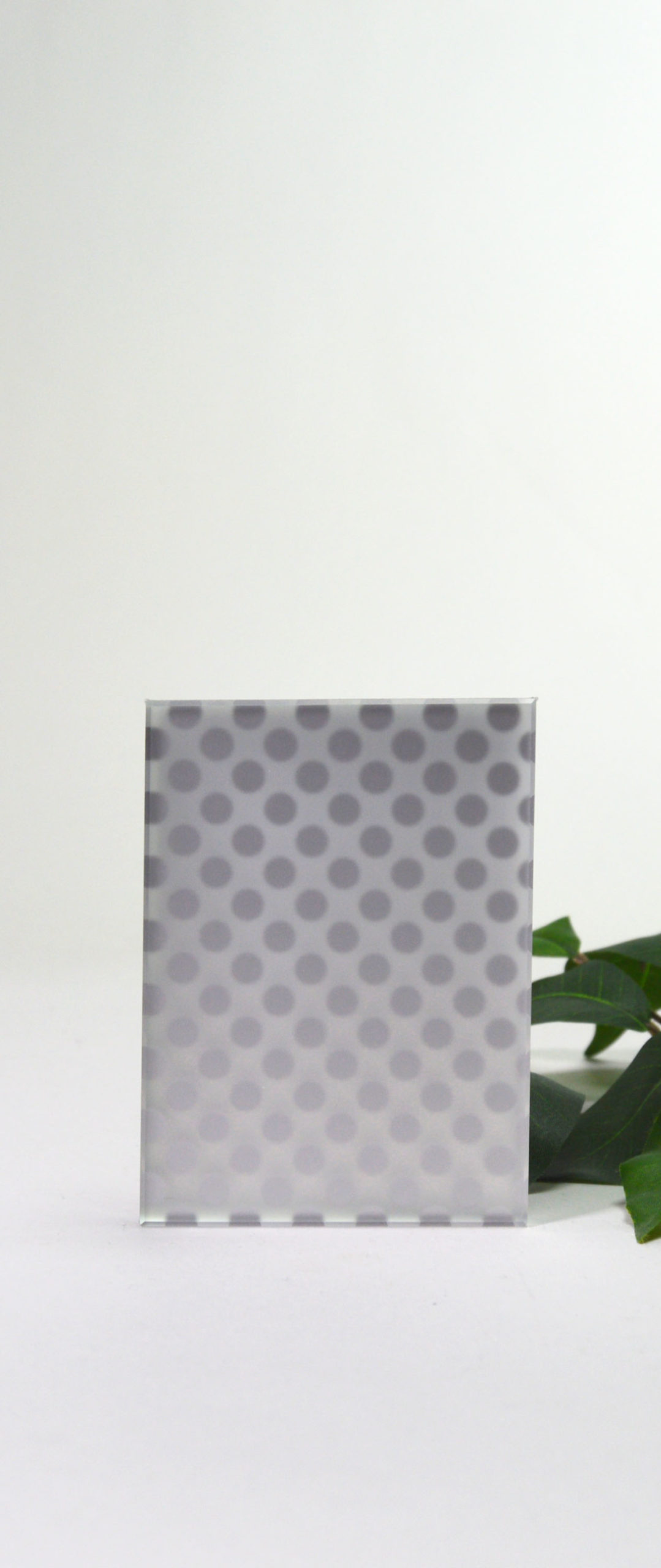 Raindrop Mirrored Glass Sample