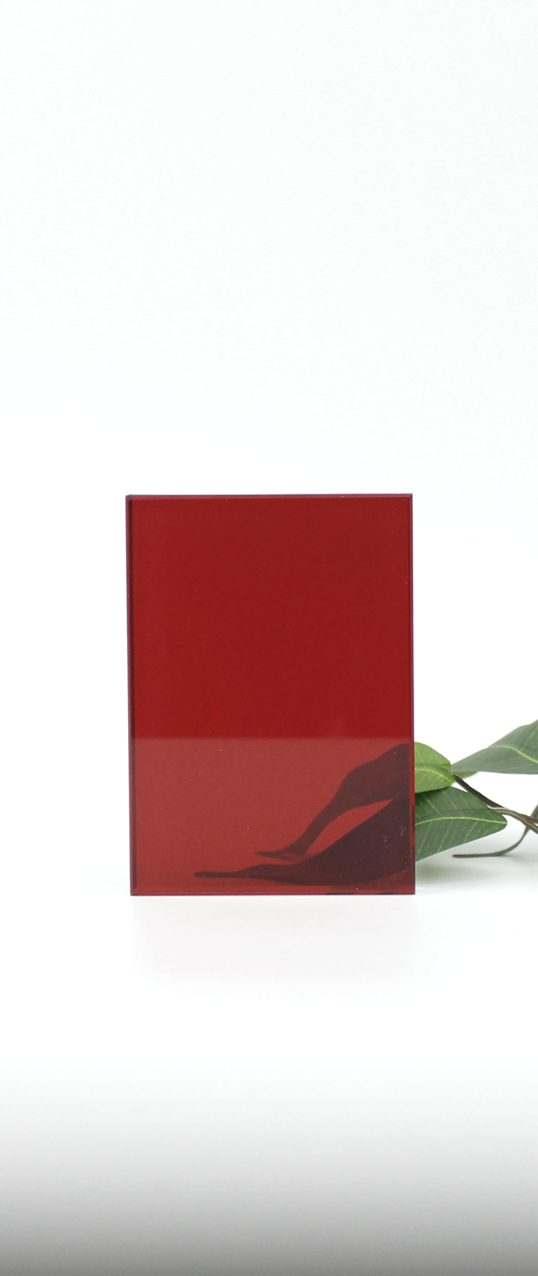 Robin Red Glass Sample